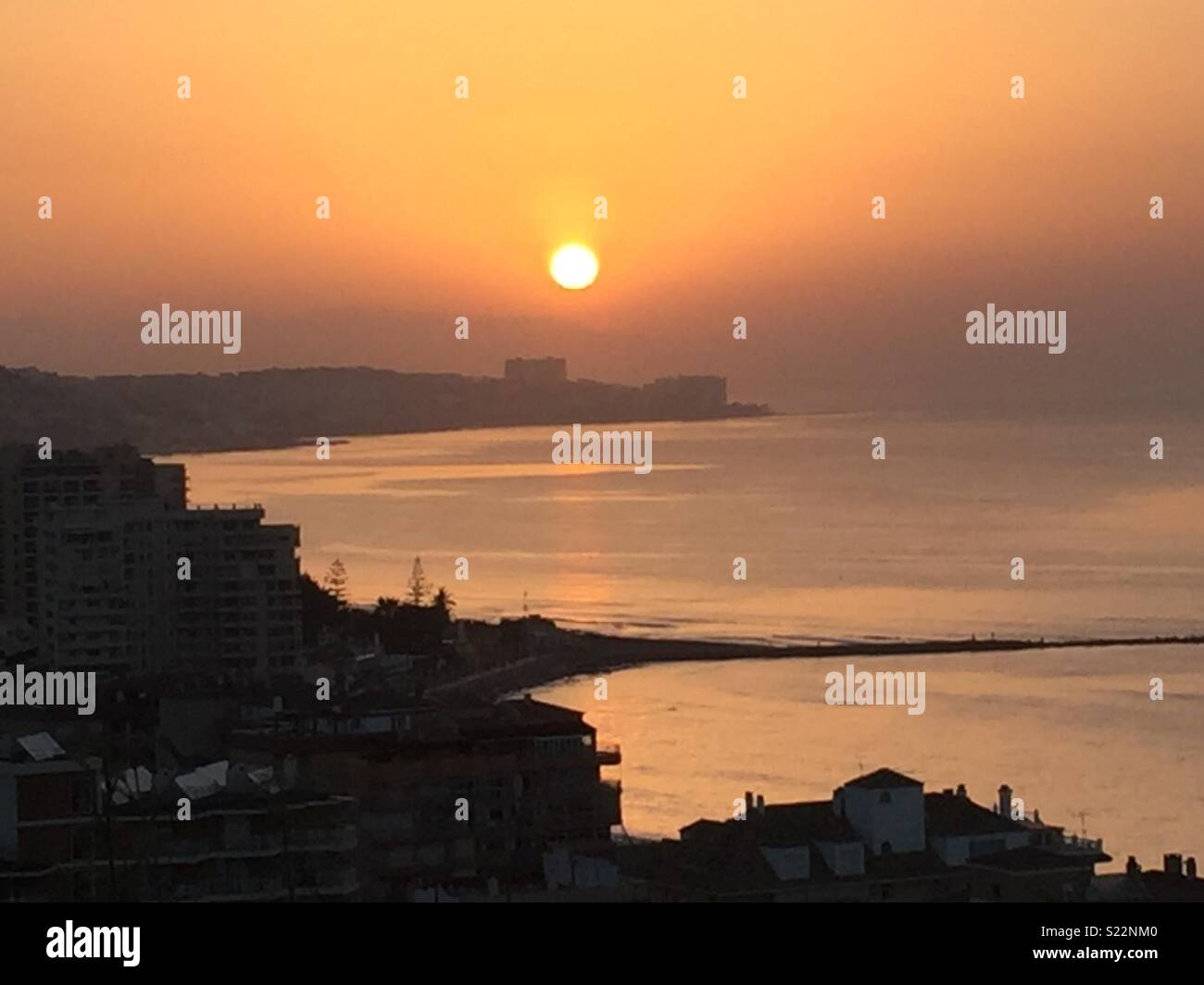 Mediterranean sunset in Spain Stock Photo - Alamy