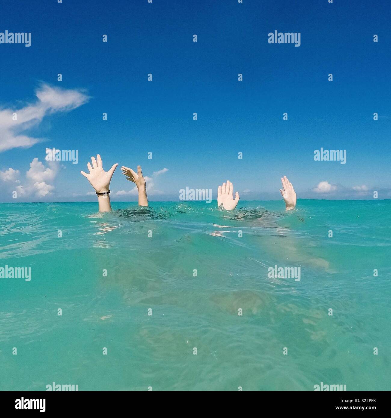 Swimming in varadero, Cuba Stock Photo - Alamy
