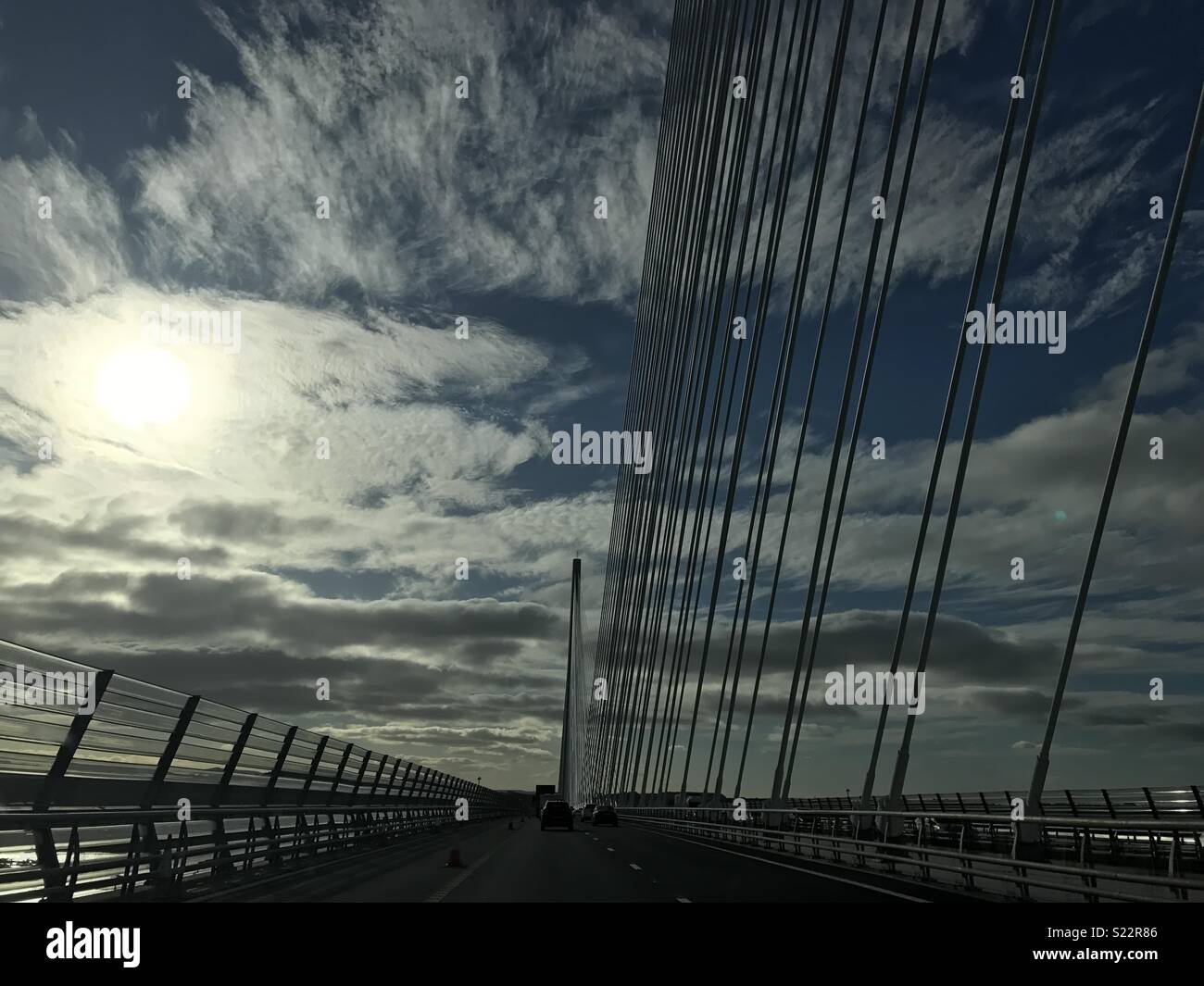 Crossing the bridge Stock Photo - Alamy