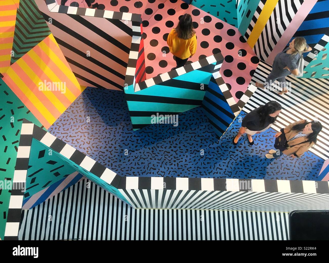 Camille Walala at Now Gallery Stock Photo - Alamy