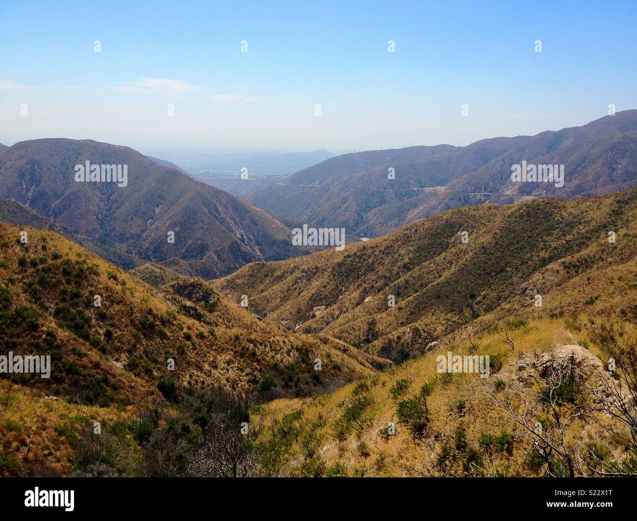 Rolling mountains in California Stock Photo - Alamy