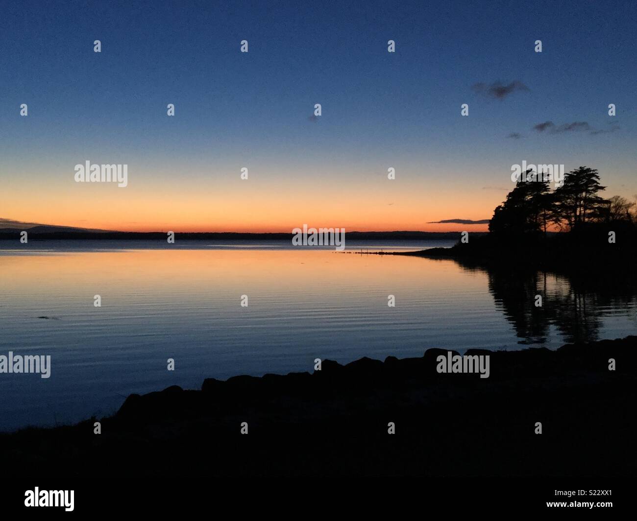 The sky meets the water Stock Photo - Alamy