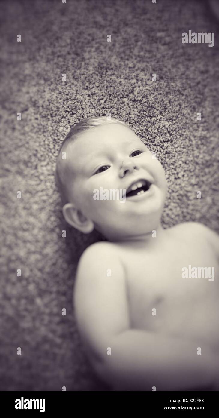 Smiley Baby High Resolution Stock Photography and Images - Alamy