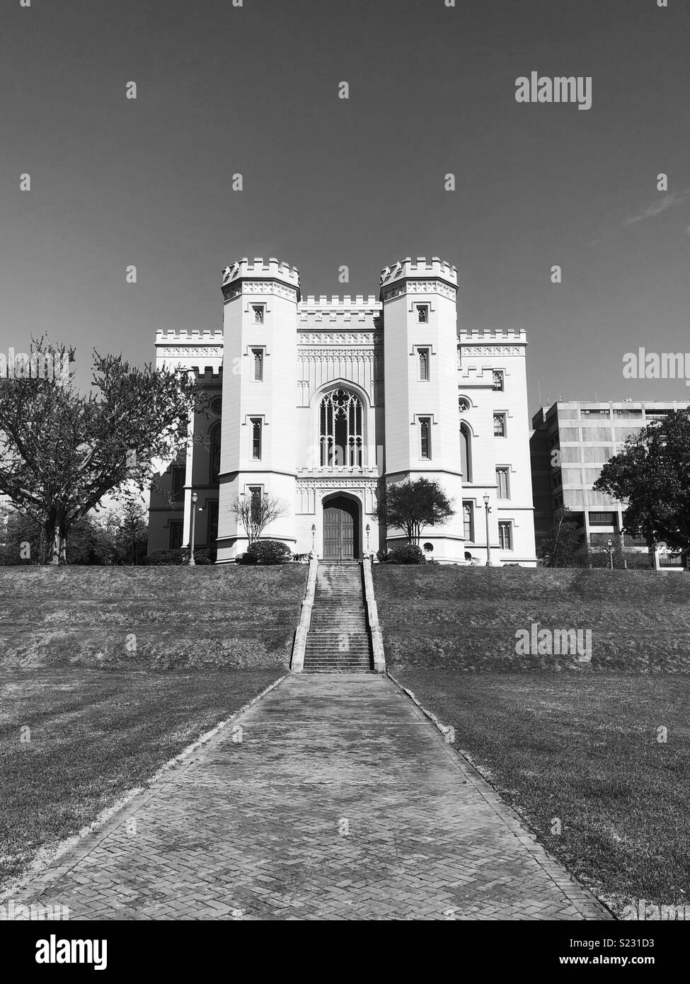 Old State Capitol Building Baton Rouge High Resolution Stock ...