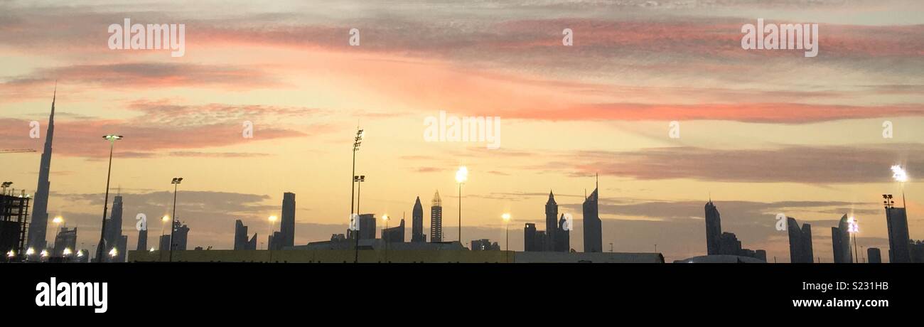 A nice view of Dubai downtown Stock Photo - Alamy