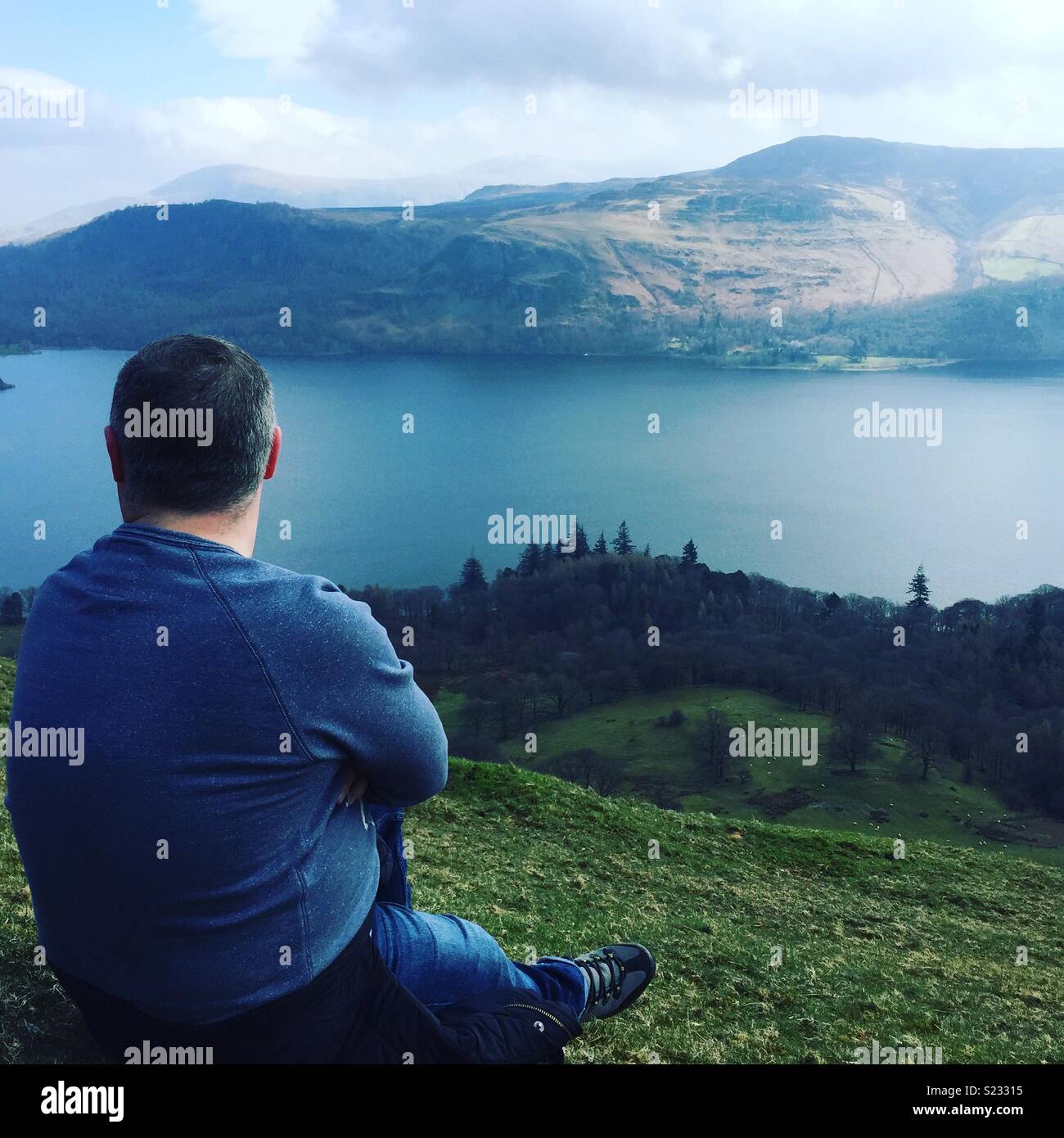 Nice day out in the lakes Stock Photo - Alamy