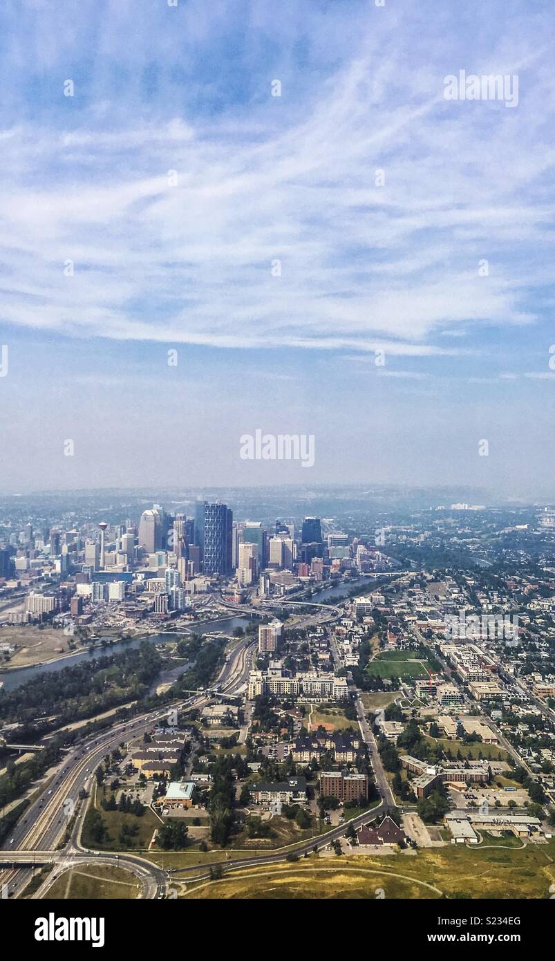 Calgary aerial hi-res stock photography and images - Alamy