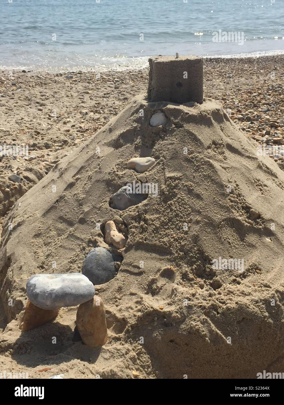 Sandcastles at the beach hi-res stock photography and images - Alamy