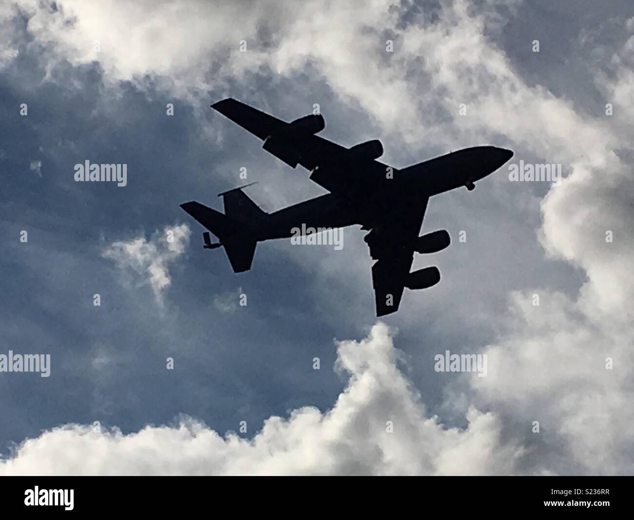 Tanker plane on flyby Stock Photo - Alamy