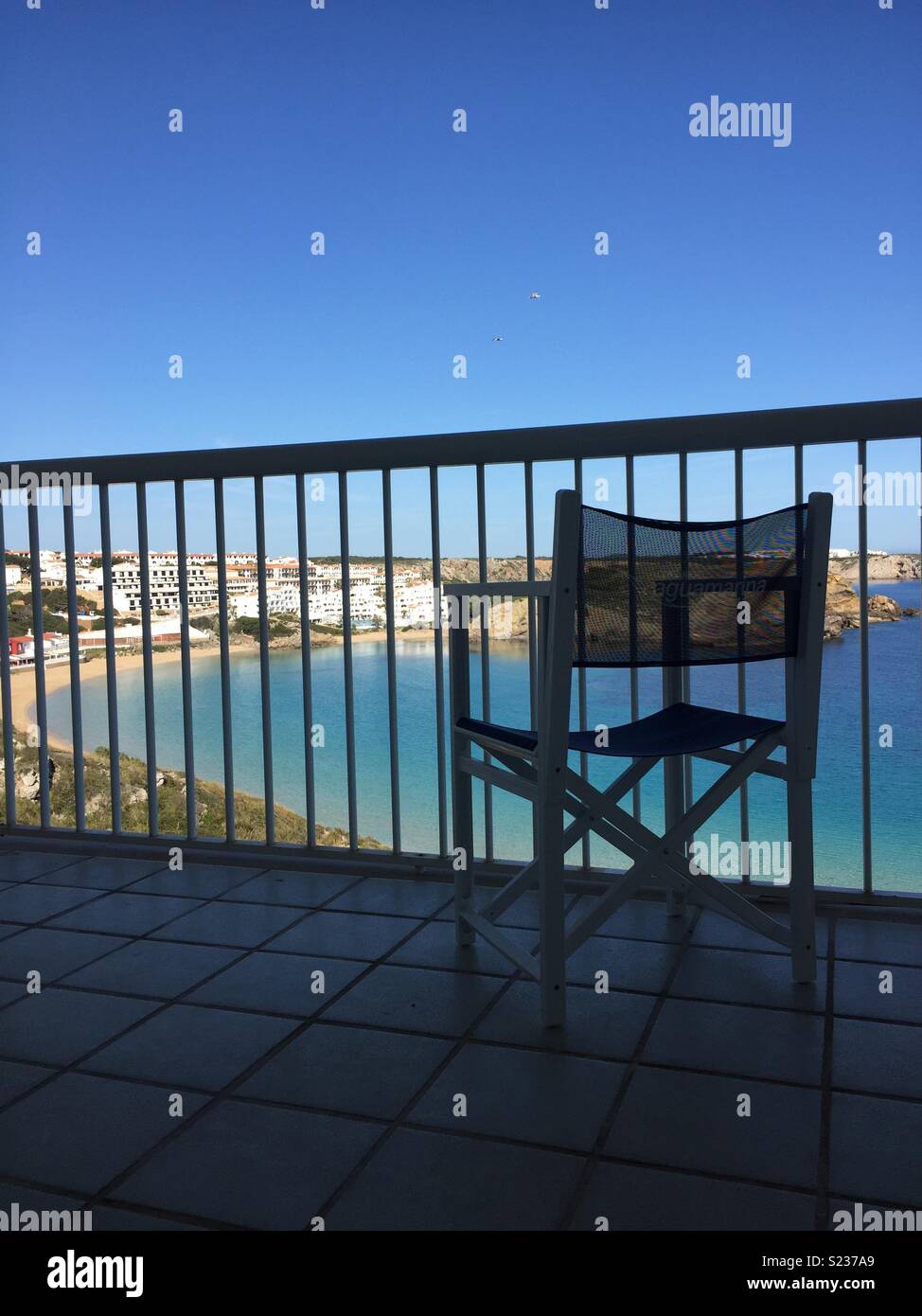 Balcony with a view Stock Photo - Alamy