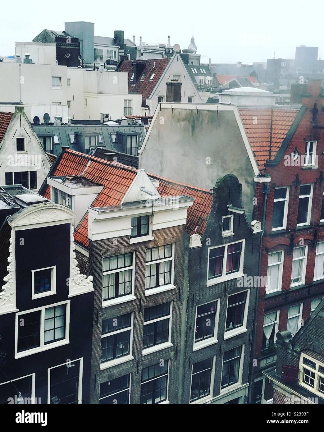 Rooftops in Amsterdam Stock Photo - Alamy