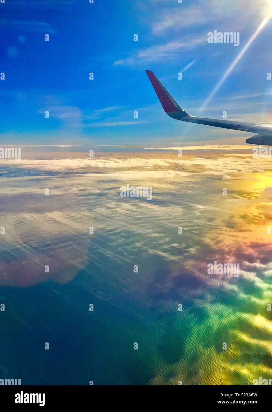 Airplane Rainbow Colours High Resolution Stock Photography and Images ...
