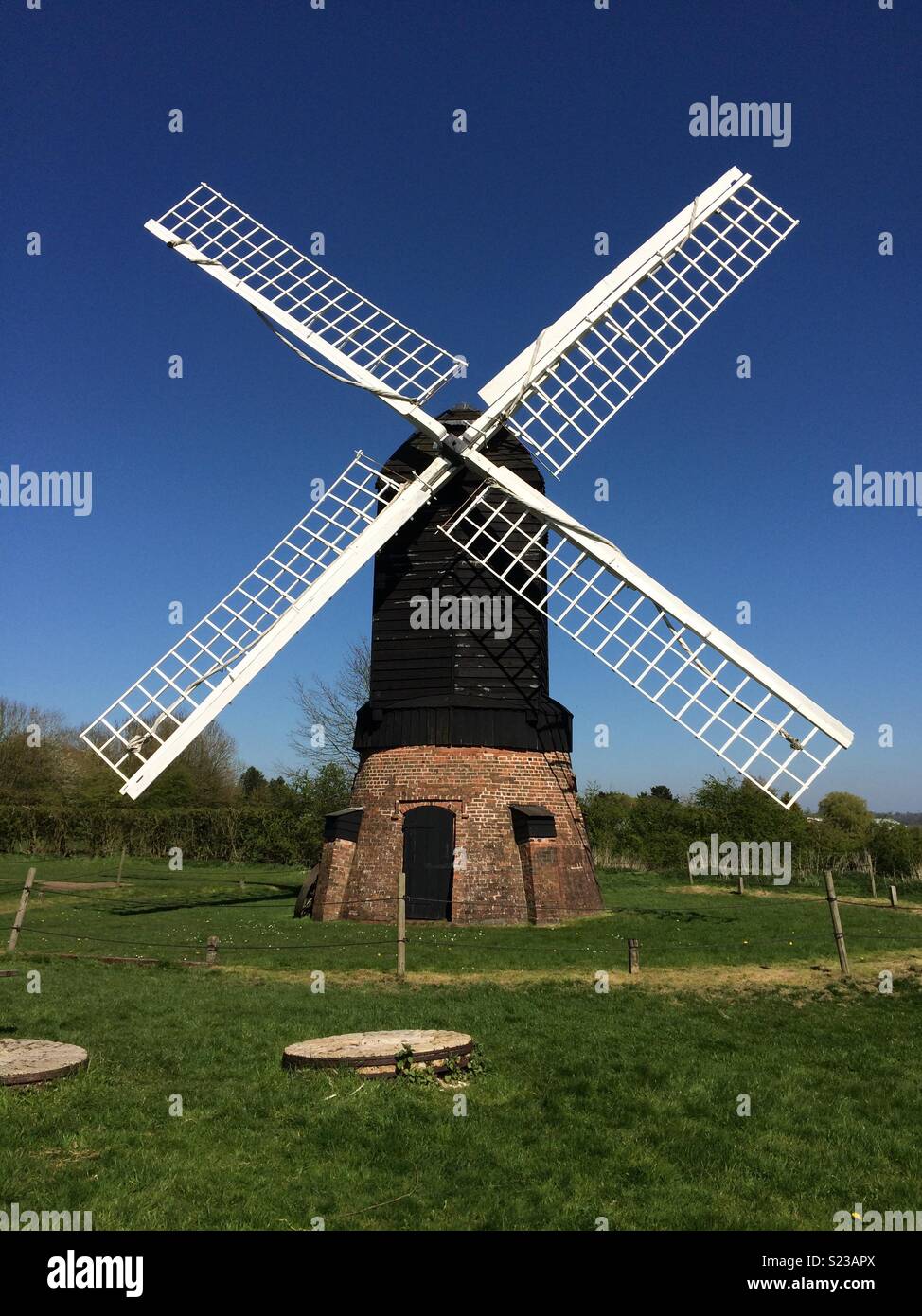 Windmill at Avoncroft Museum Stock Photo - Alamy