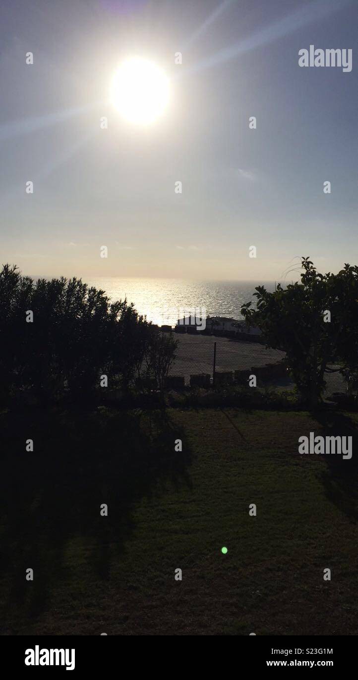 The sun in Spain Stock Photo - Alamy