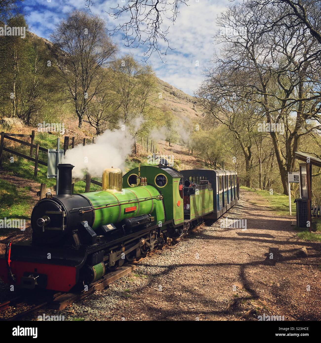Miniature steam train hi-res stock photography and images - Alamy