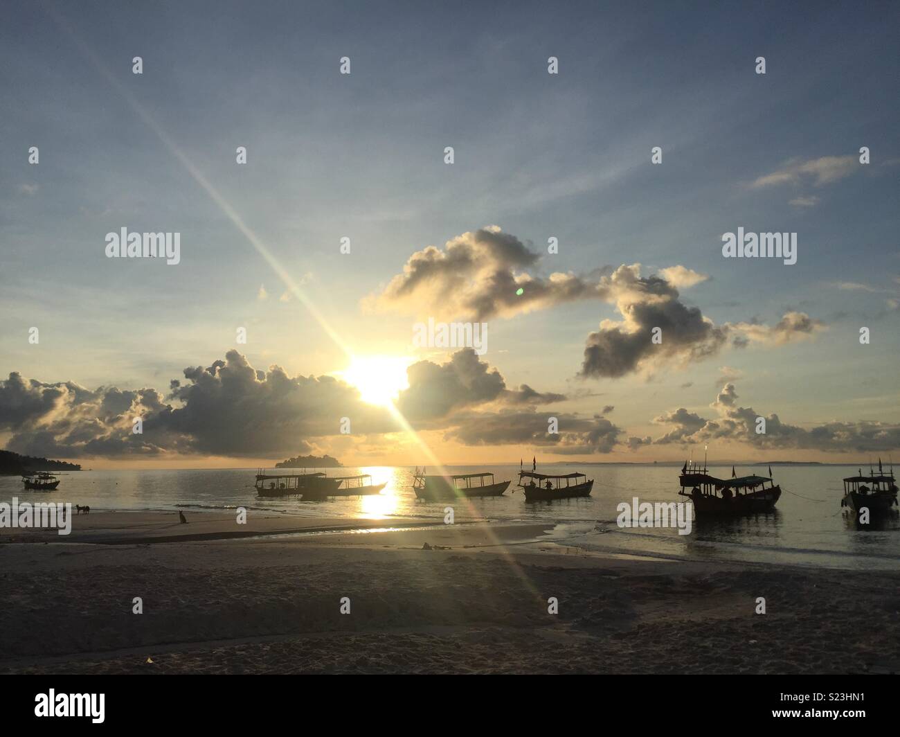Sunset, Koh Rong, Cambodia Stock Photo - Alamy