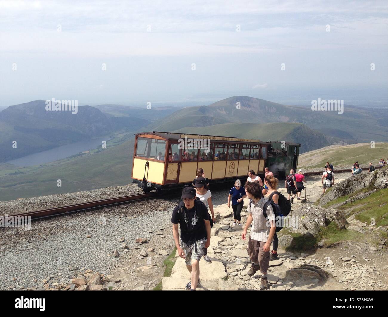 Snowdonia train hi-res stock photography and images - Alamy