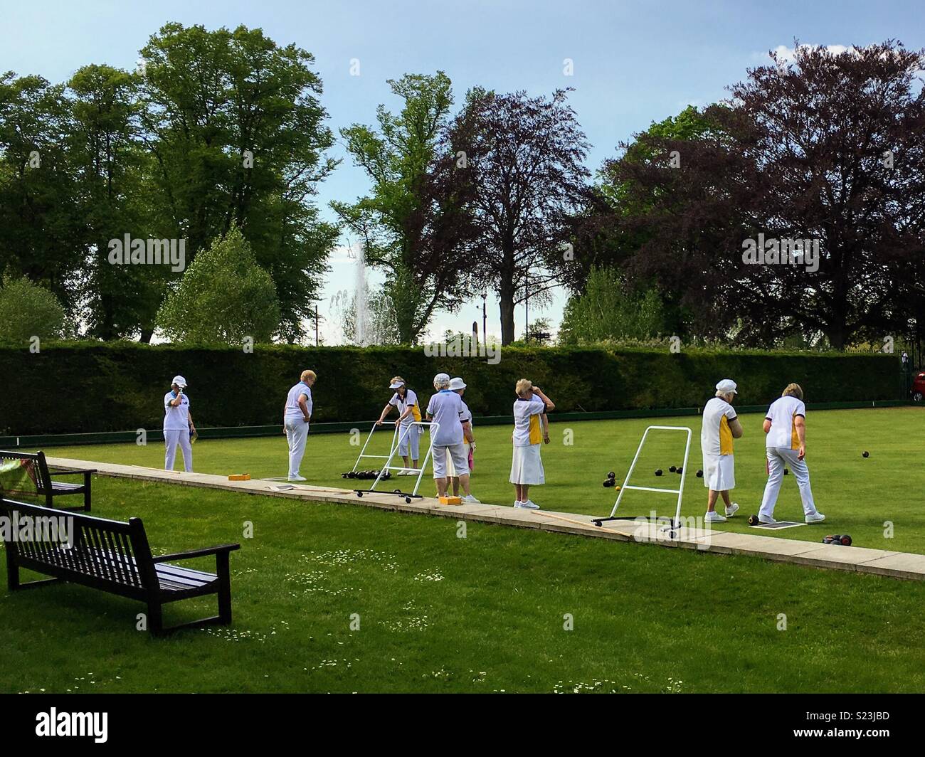 Ladies bowls hi-res stock photography and images - Alamy