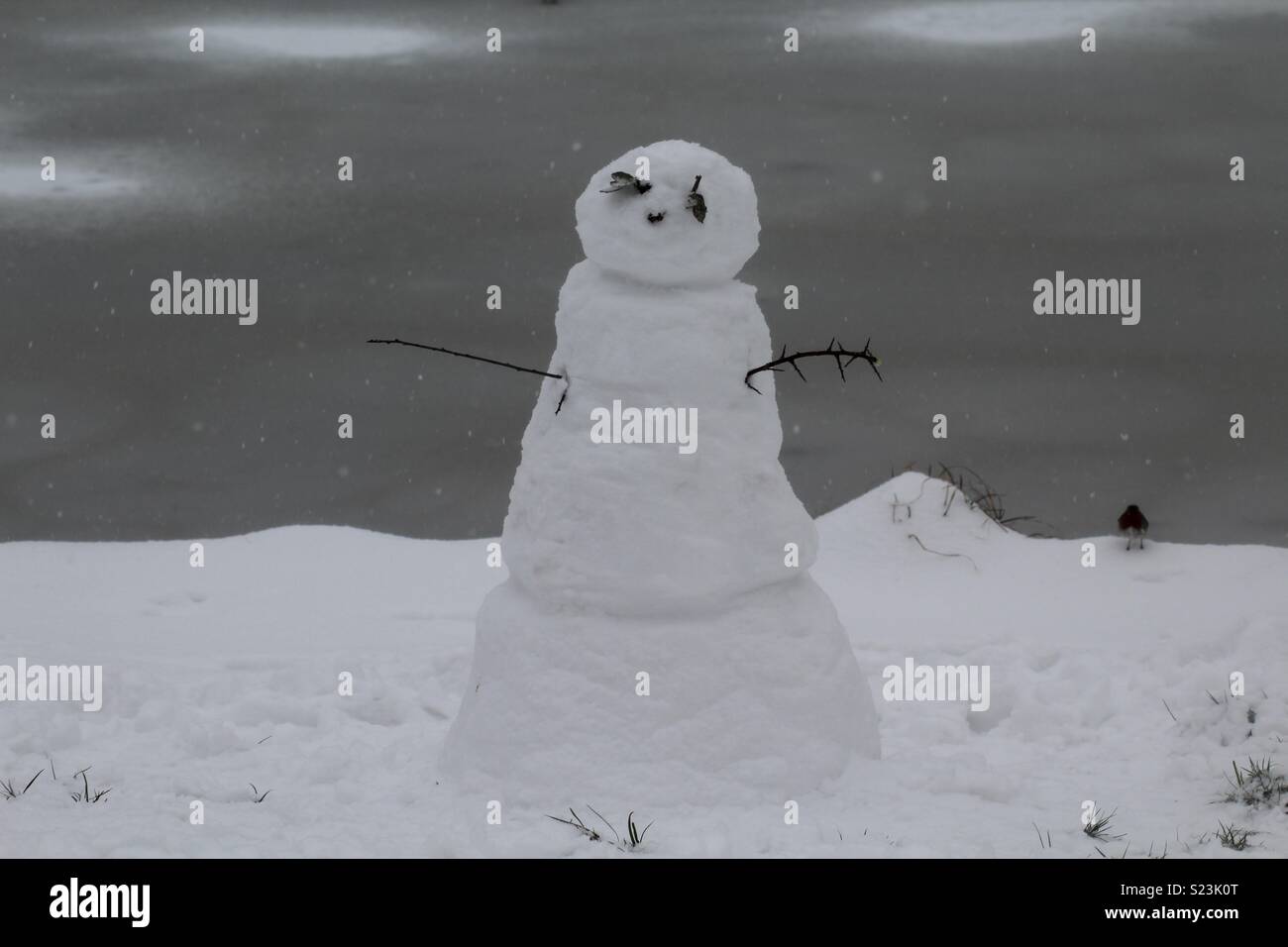 Snowman frozen hi-res stock photography and images - Alamy