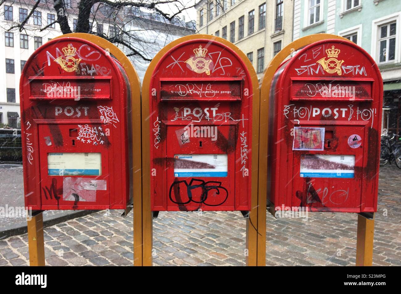 Danish post boxes hi-res stock photography and images - Alamy