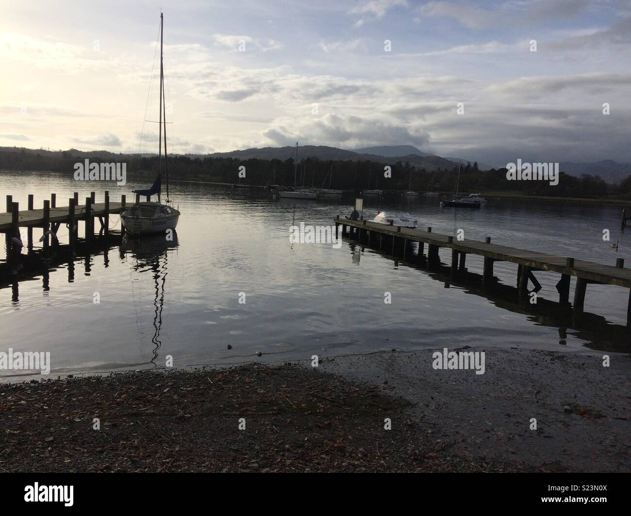 Lake District, lake view Stock Photo - Alamy