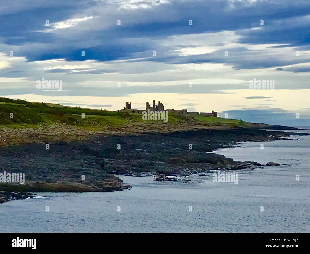 Dunstanburgh castle craster hi-res stock photography and images - Alamy