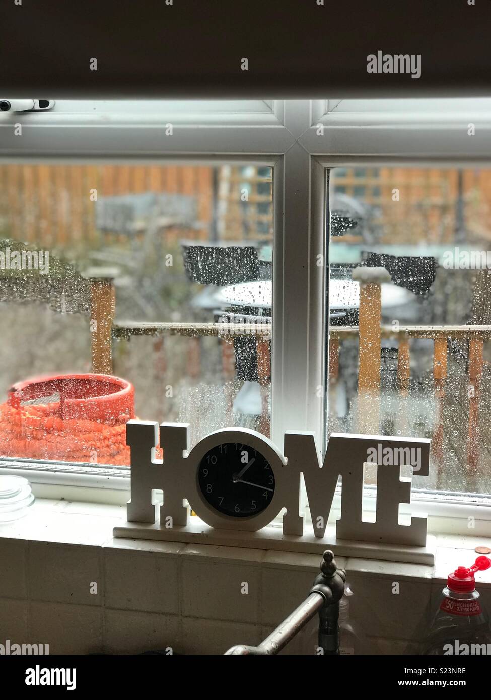 Rain from my window Stock Photo - Alamy