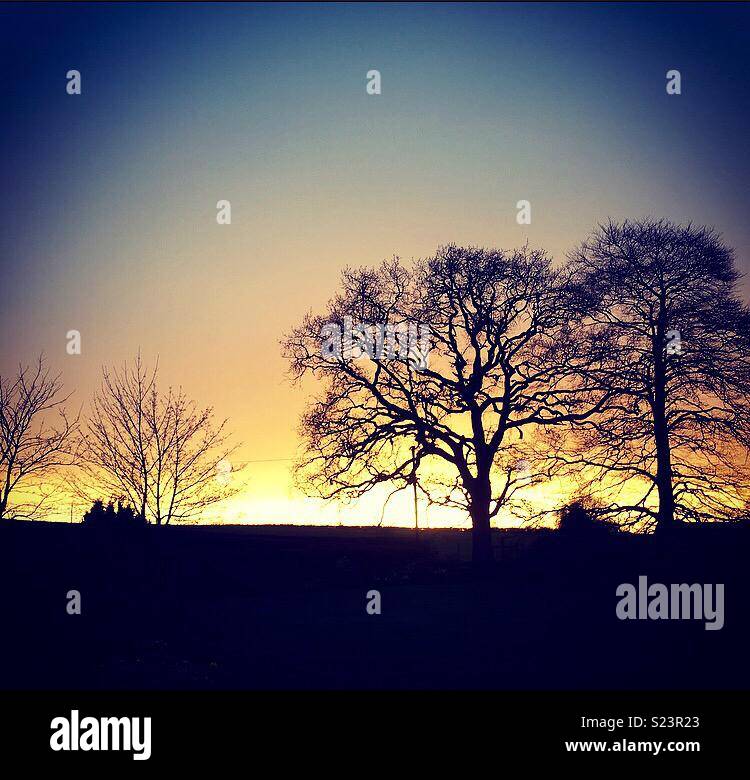 Country sunset hi-res stock photography and images - Alamy
