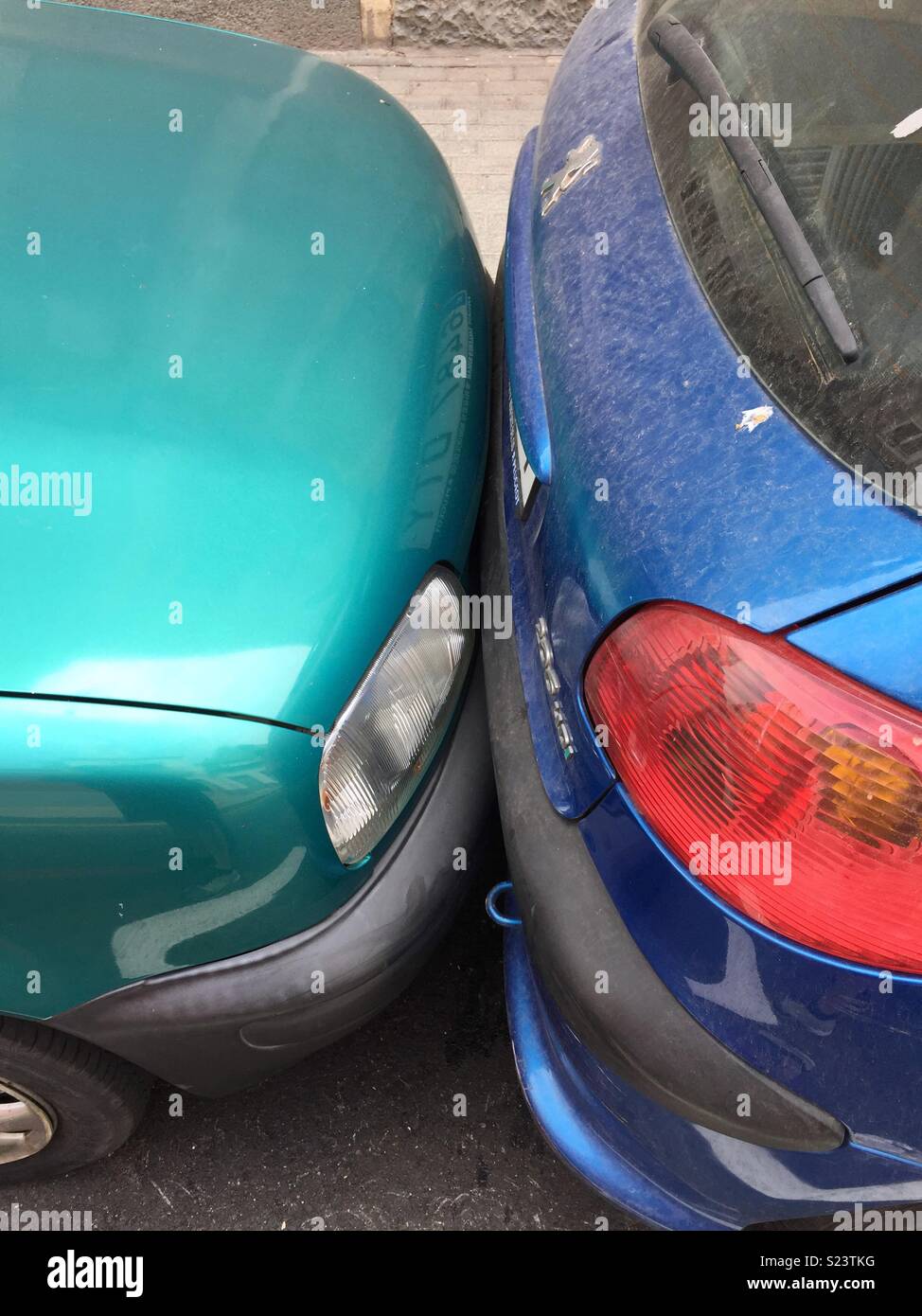 The art of parking a car Stock Photo - Alamy
