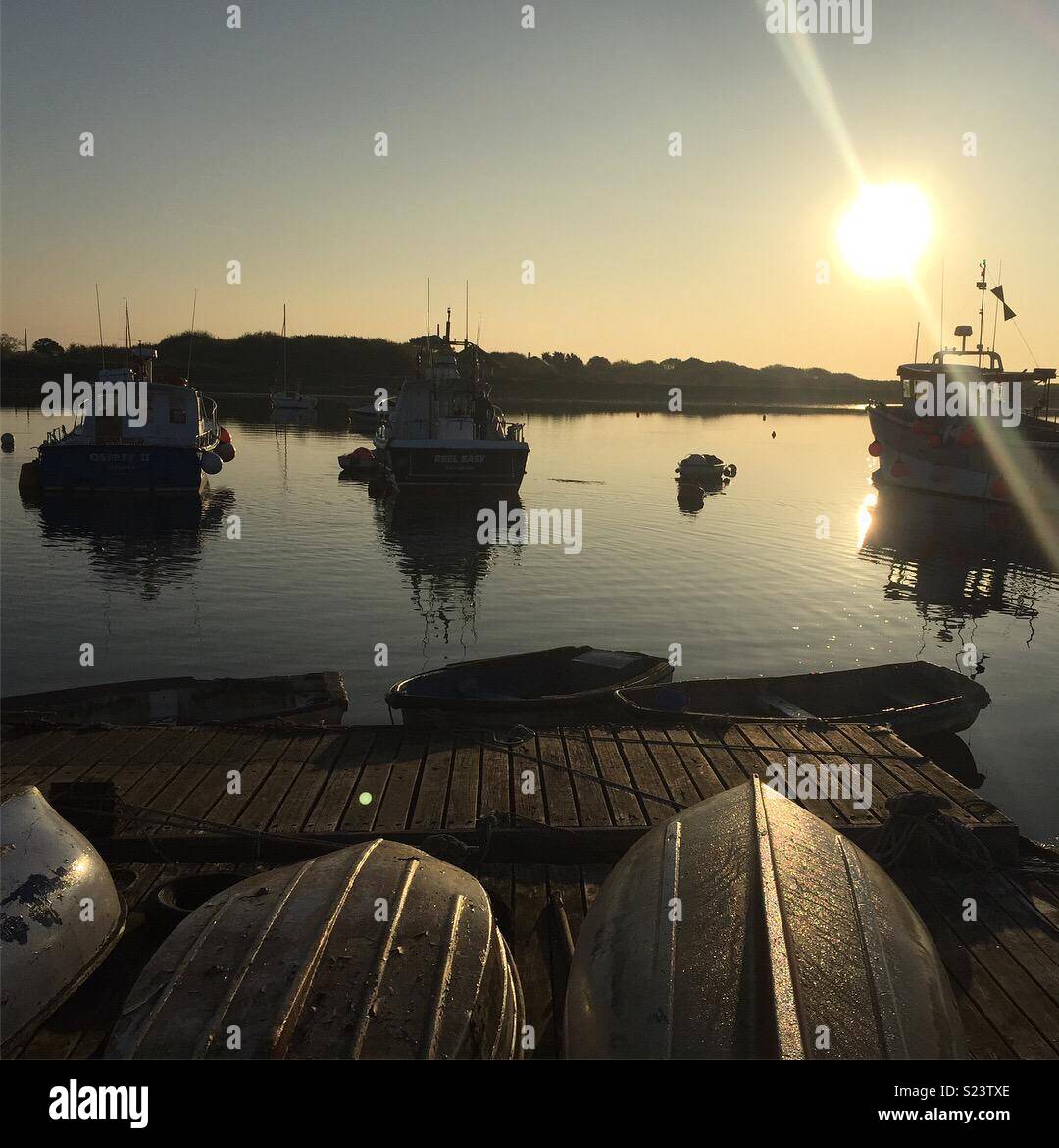 Keyhaven sunrise hi-res stock photography and images - Alamy