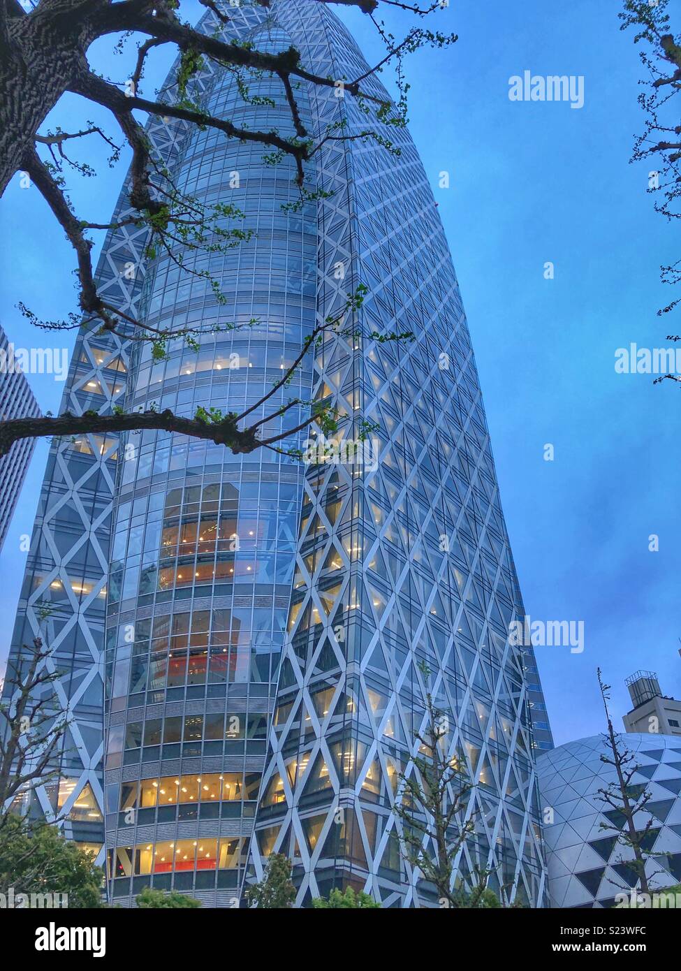 Modern glass building in Tokyo Stock Photo - Alamy