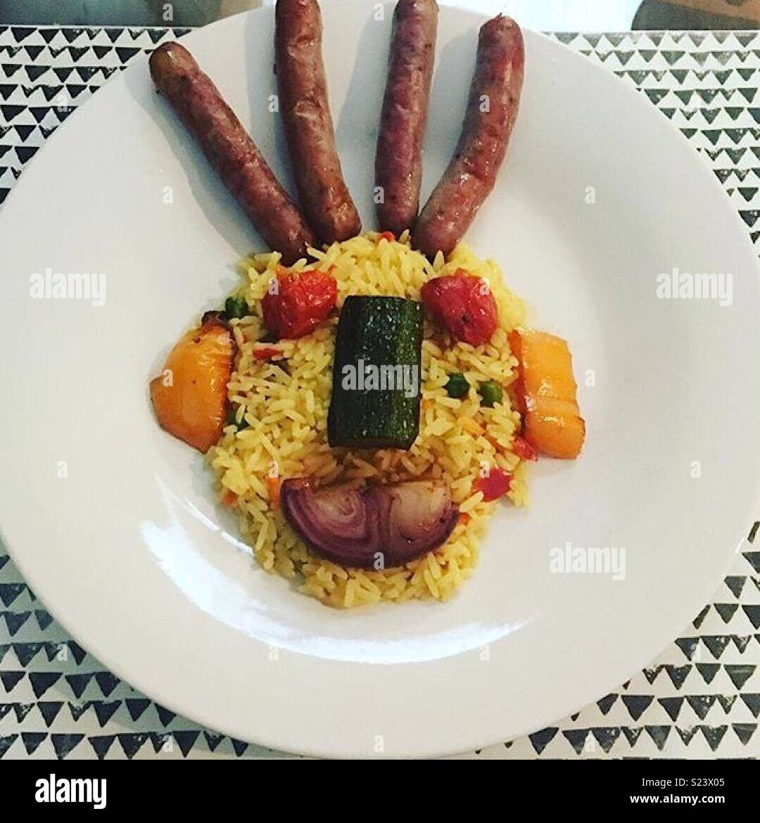 Fun food for kids Stock Photo - Alamy