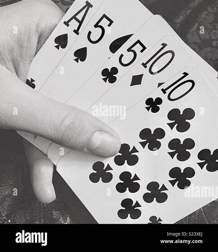 Poker hand full house hi-res stock photography and images - Alamy