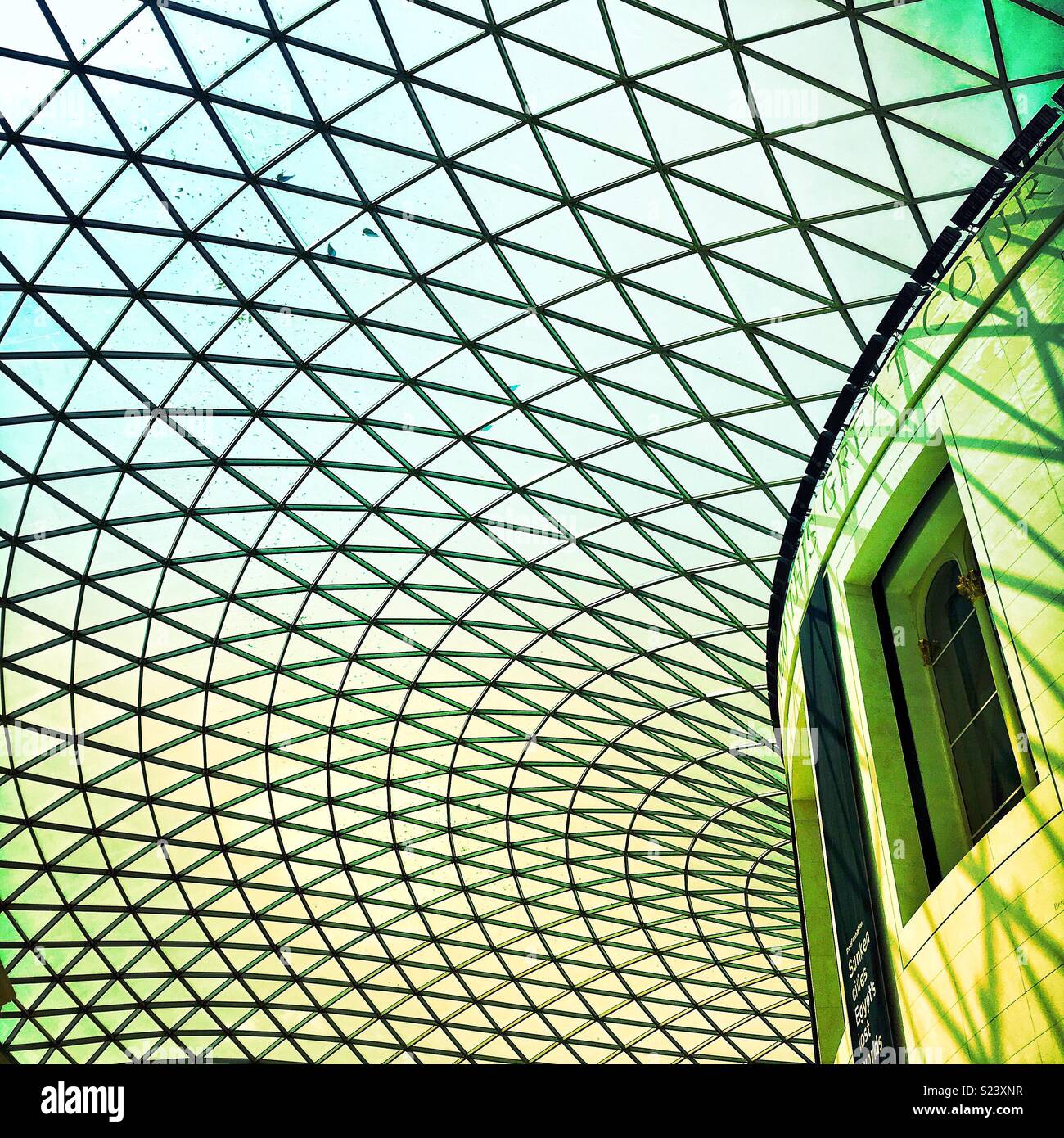 British museum ceiling Stock Photo - Alamy