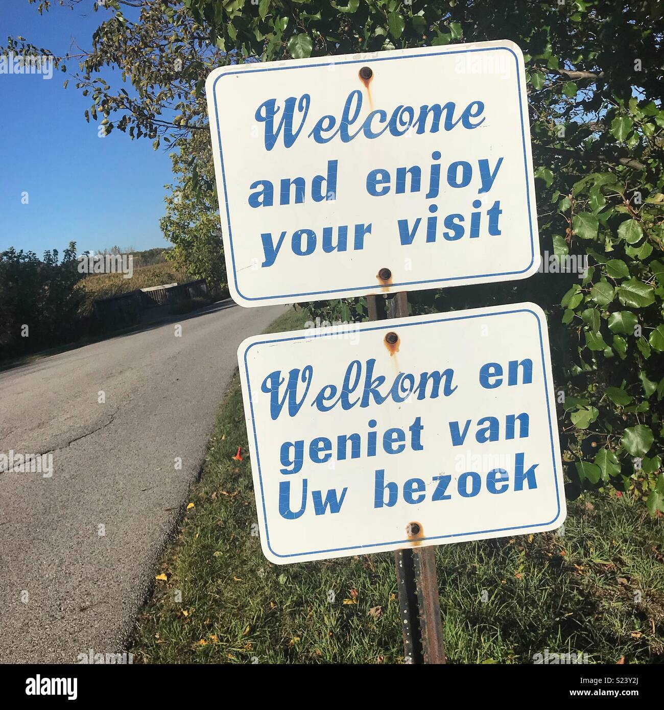 Welcome too signs hi-res stock photography and images - Alamy