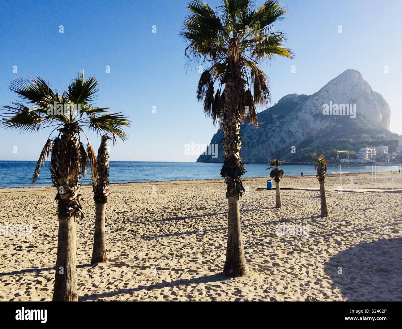 Calpe beach, Alicante, Spain Stock Photo - Alamy