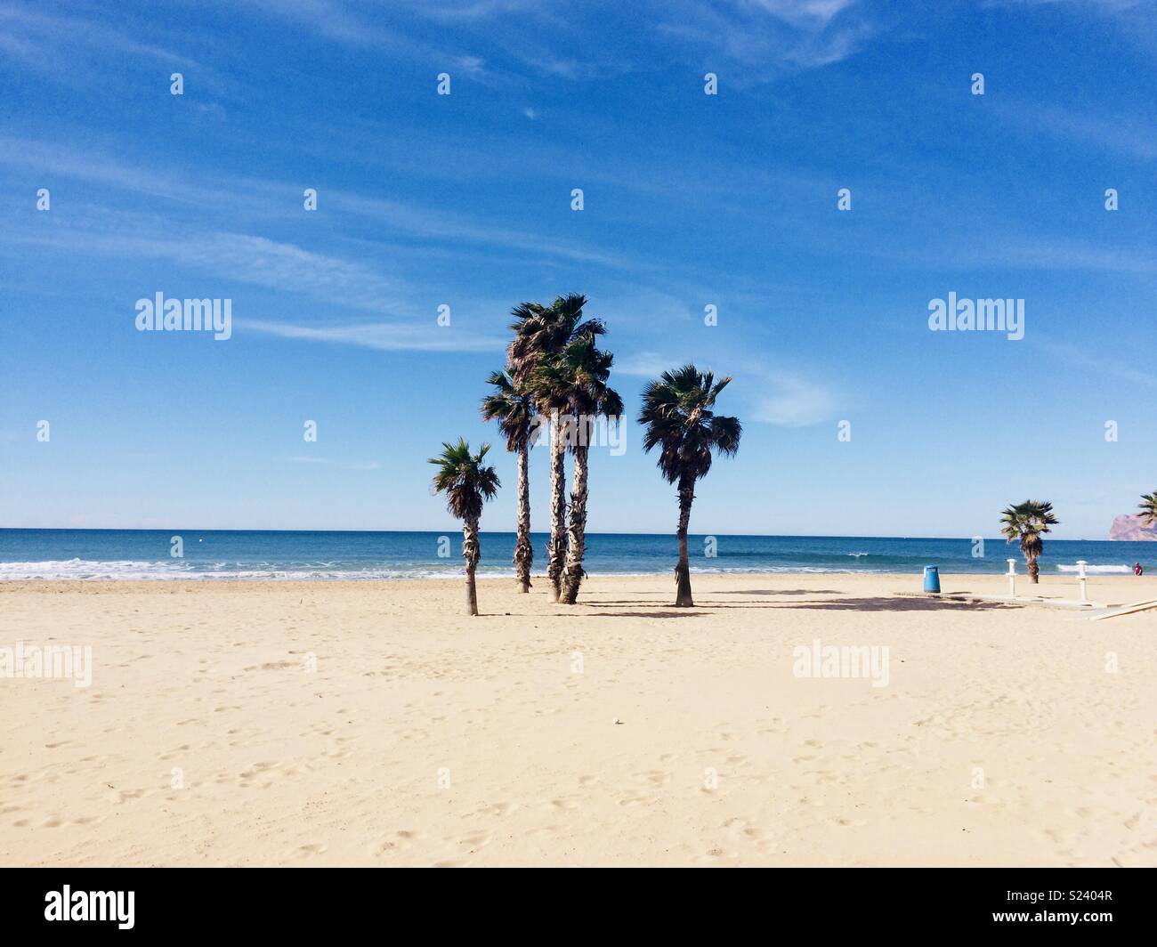 Calpe beach, Alicante, Spain Stock Photo - Alamy