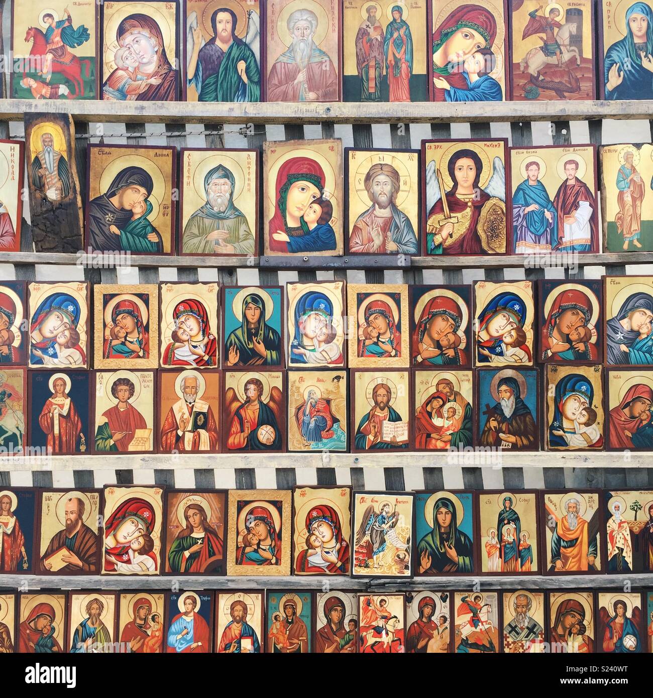 Byzantine art religious icon hi-res stock photography and images - Alamy