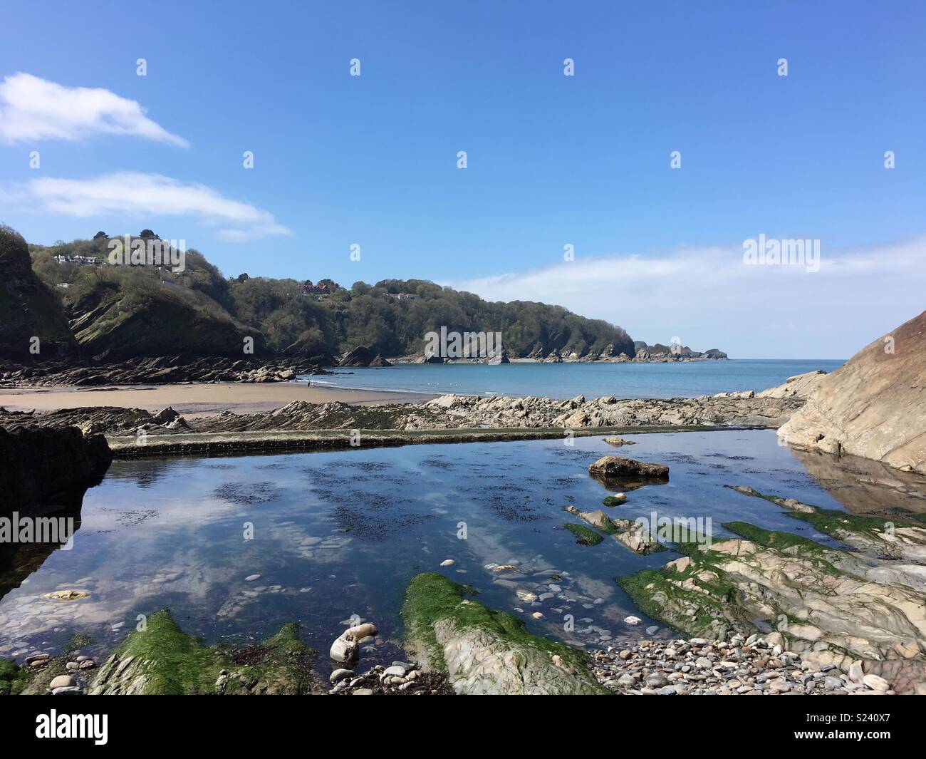 Combe martin beach hi-res stock photography and images - Alamy