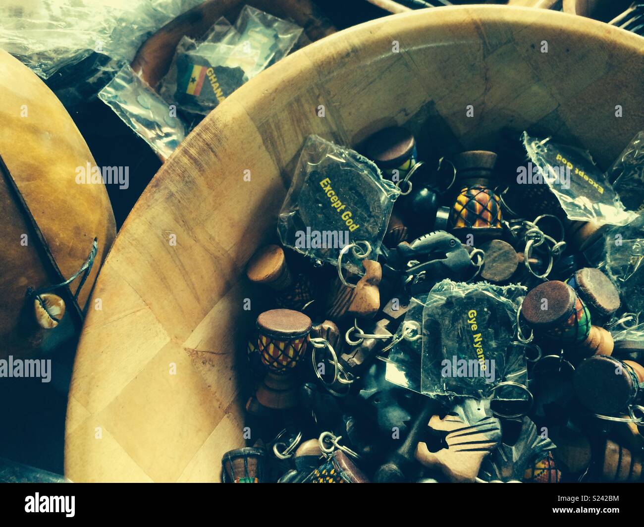 Keychains for sale in Accra, Ghana Stock Photo - Alamy