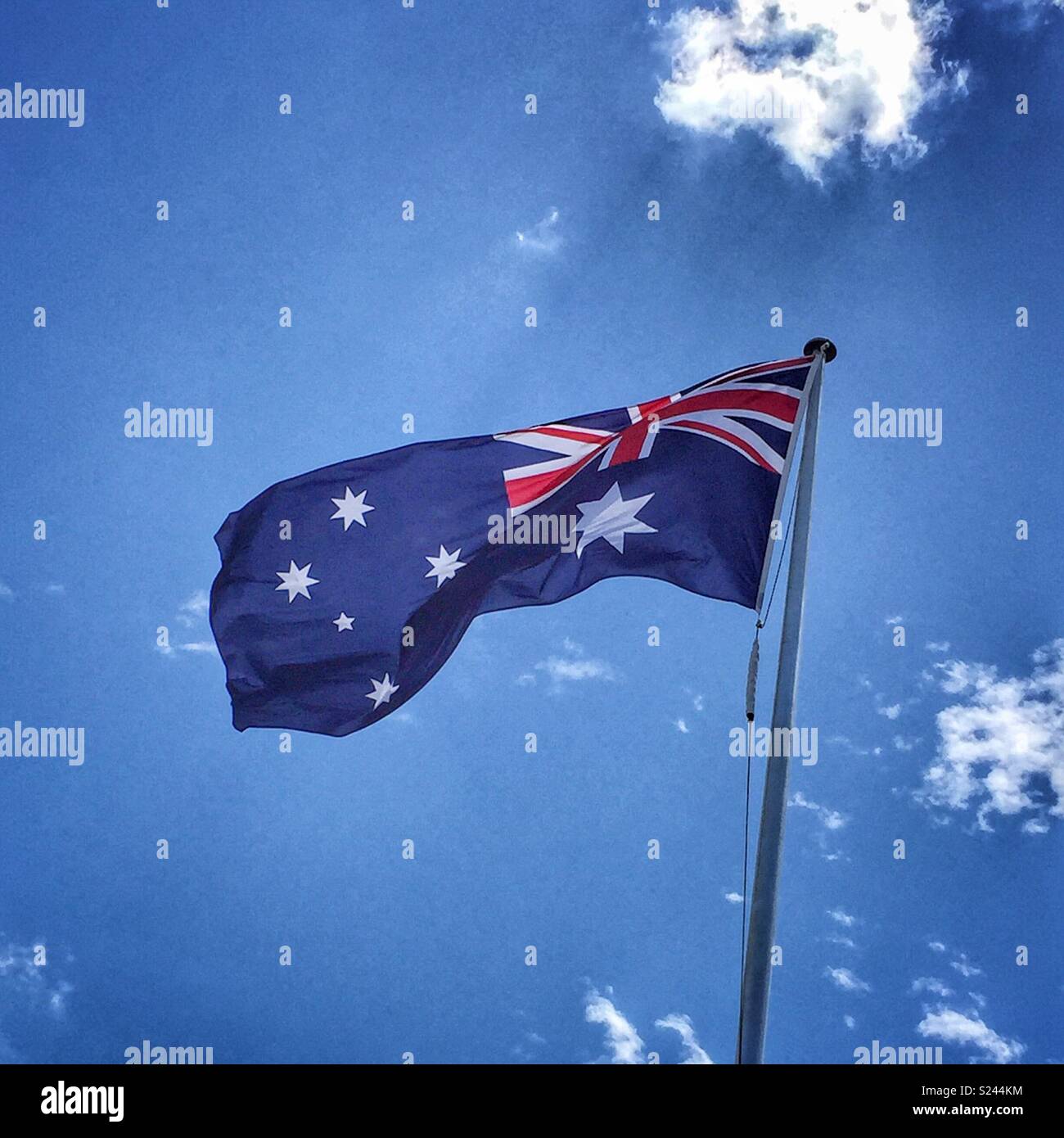 Aussie flag hi-res stock photography and images - Alamy