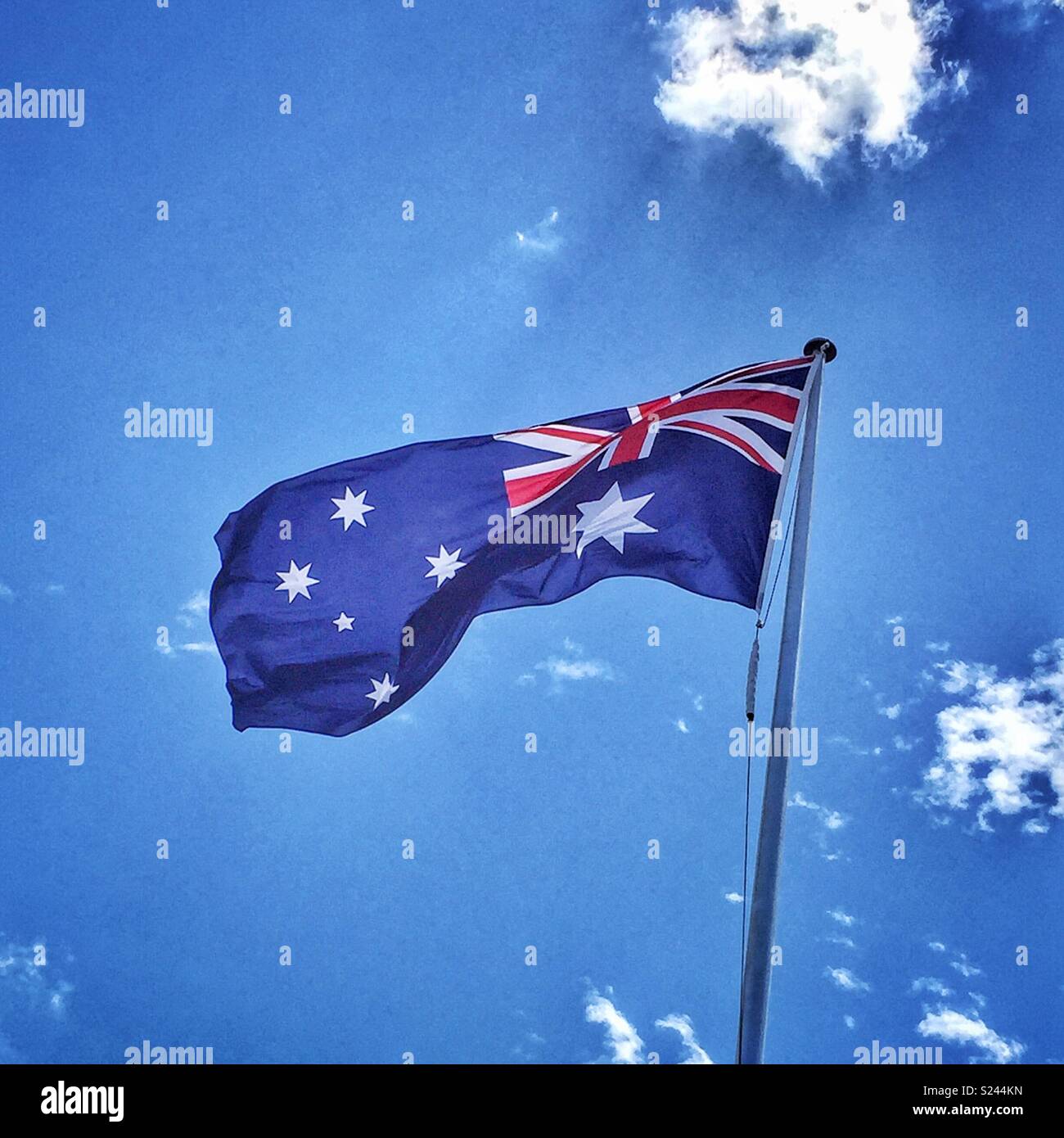 Australian aussie southern cross flag hi-res stock photography and ...