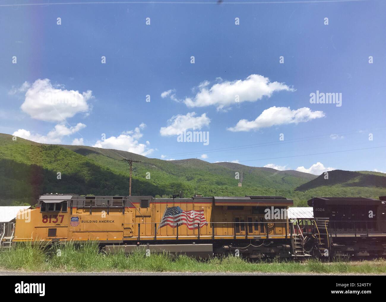 American railways in Appalachia Stock Photo - Alamy