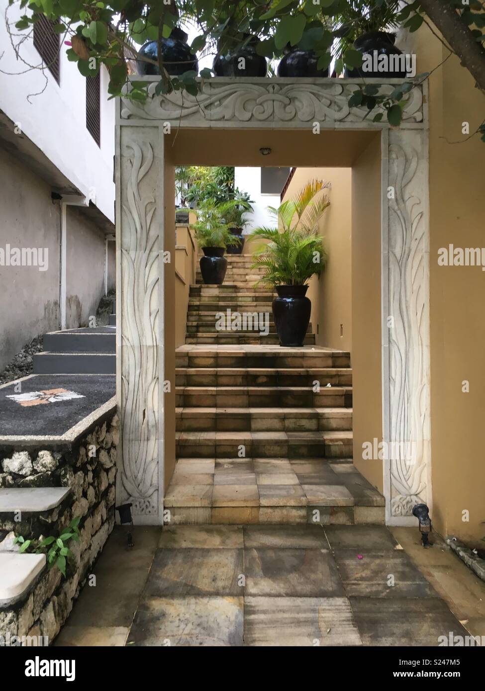 Bali steps hi-res stock photography and images - Alamy