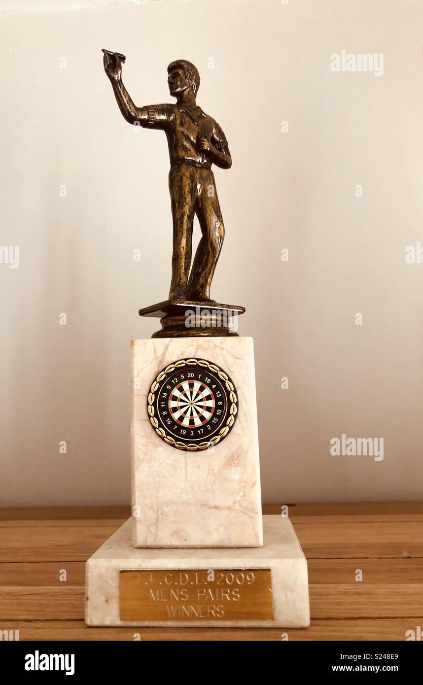 Darts trophy hi-res stock photography and images - Alamy