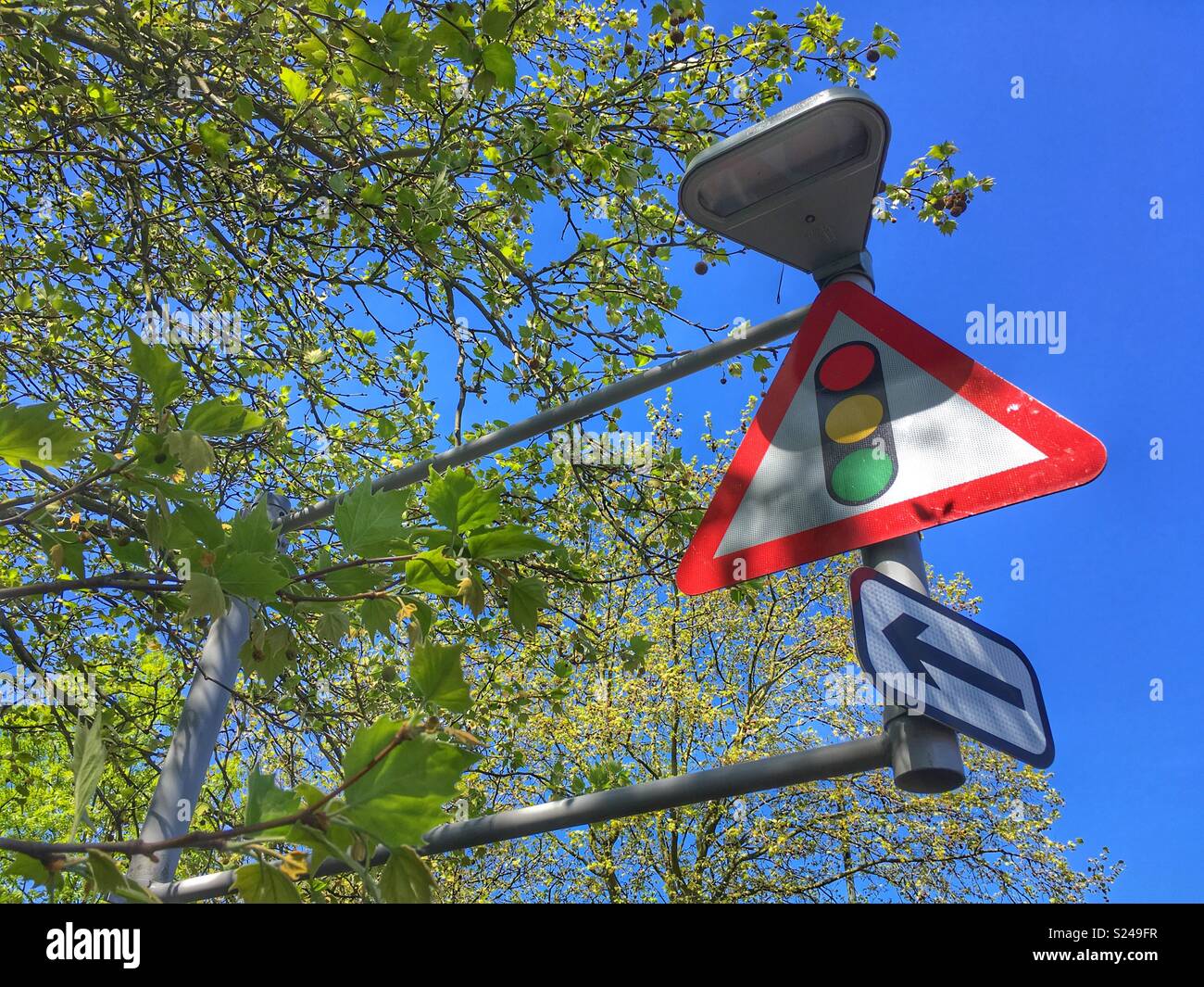 Traffic light sign Stock Photo - Alamy
