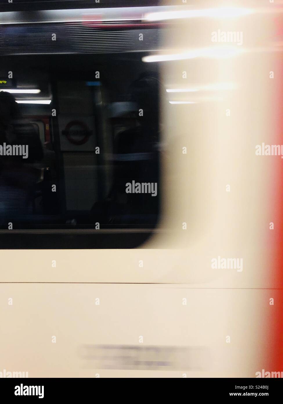 Central line tube train hi-res stock photography and images - Alamy