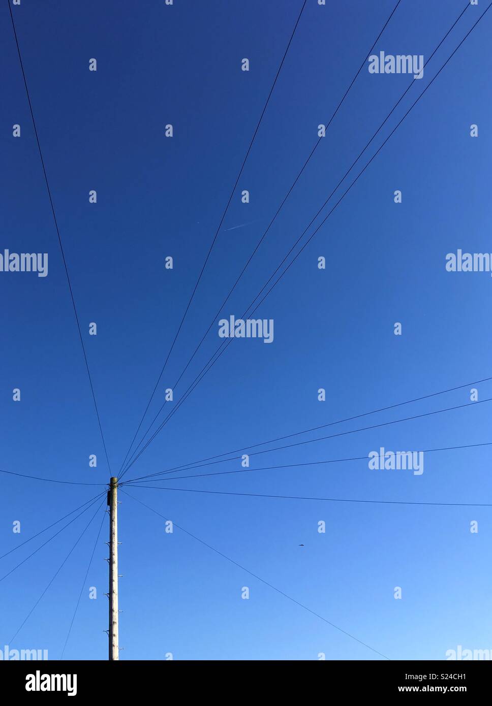 Telegraph Pole Wires High Resolution Stock Photography and Images - Alamy