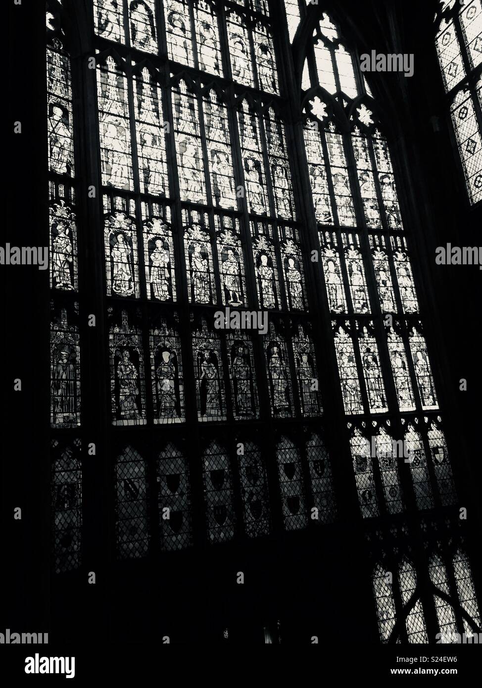 Gloucester Cathedral Stained Glass High Resolution Stock Photography ...