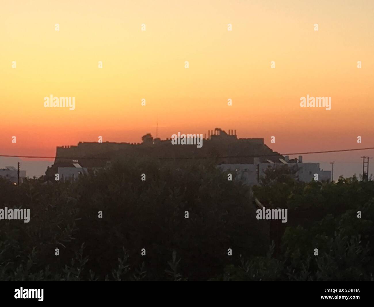 Lindos sunrise hi-res stock photography and images - Alamy